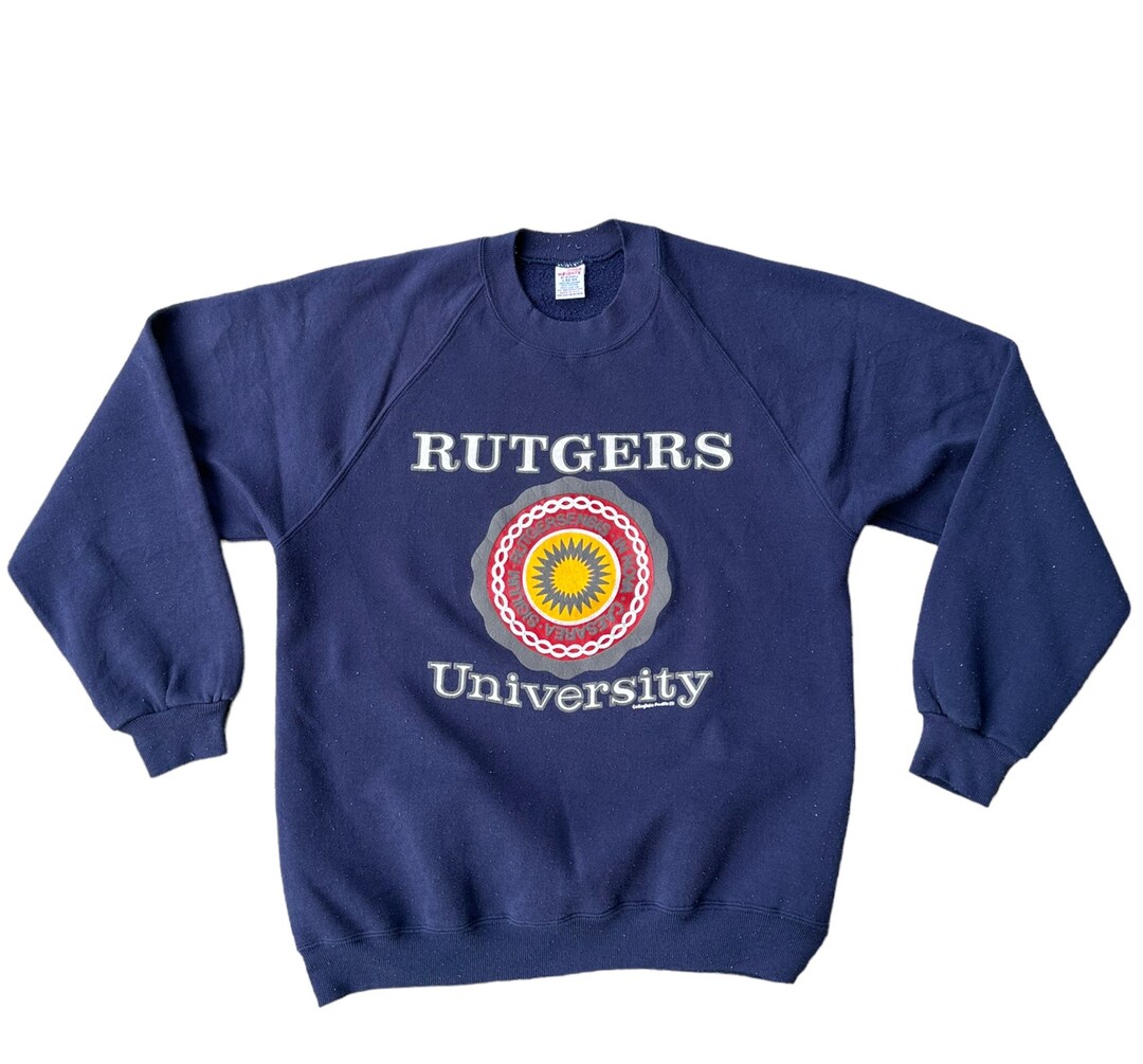 Pick up !! Vintage 90s Rutgers University Sweatshirt - Etsy