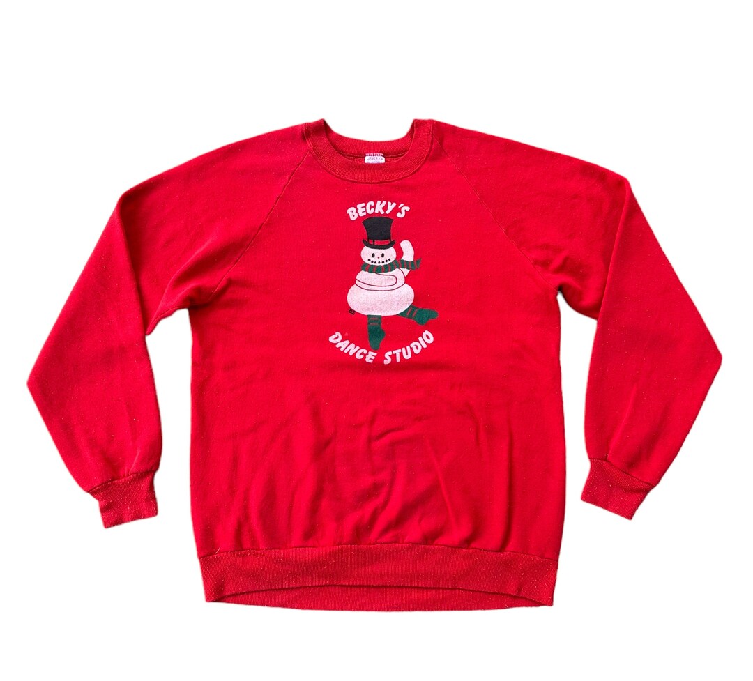Vintage 80s Becky’s Dance Studio by Jerzees Tag Sweatshirt - Etsy
