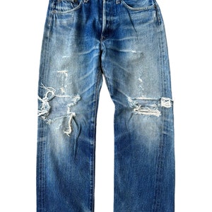Vintage Denime Rusty Wash Selvedge Denim Jeans - Etsy