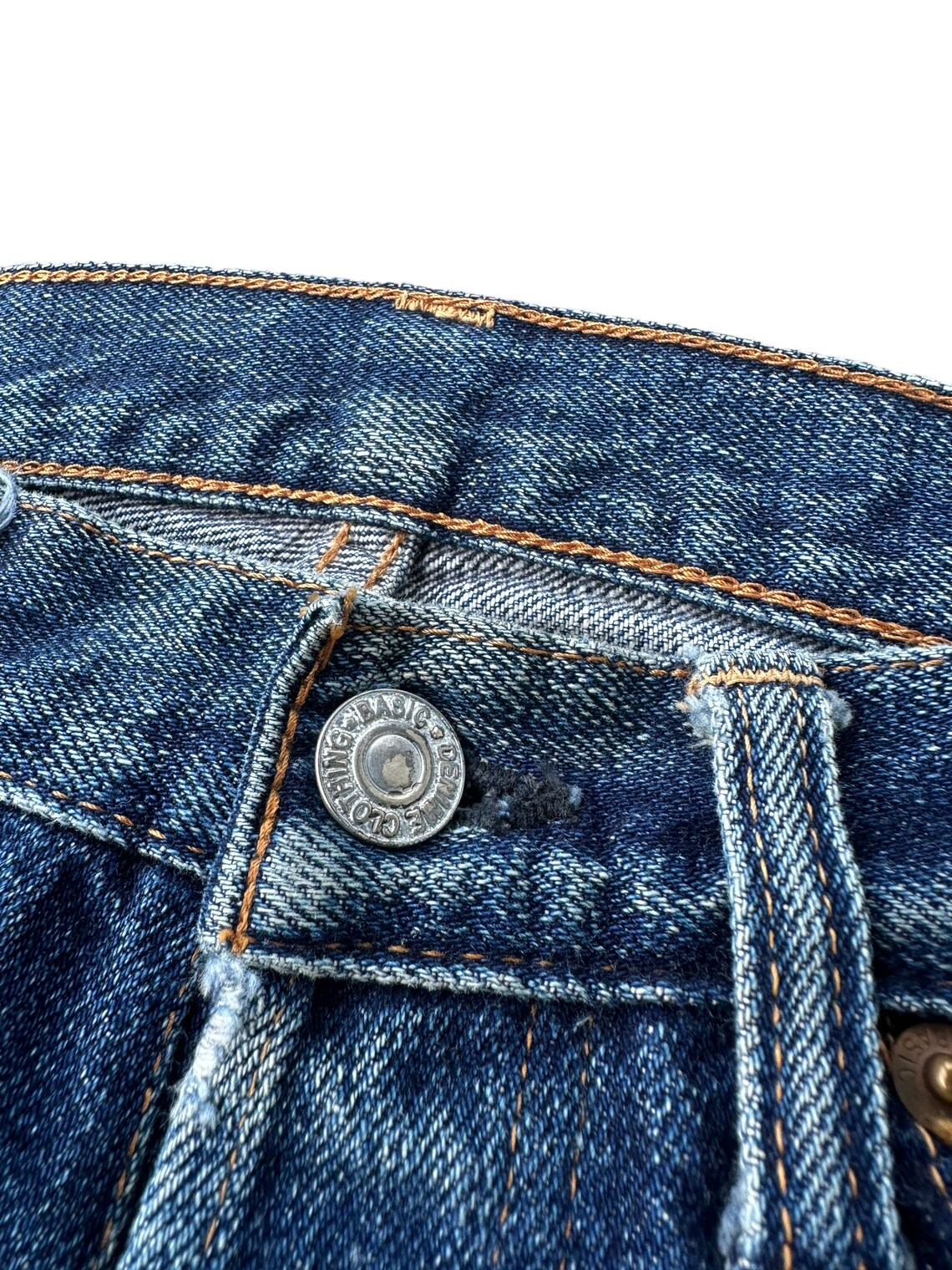 Vintage Denime Rusty Wash Selvedge Denim Jeans - Etsy