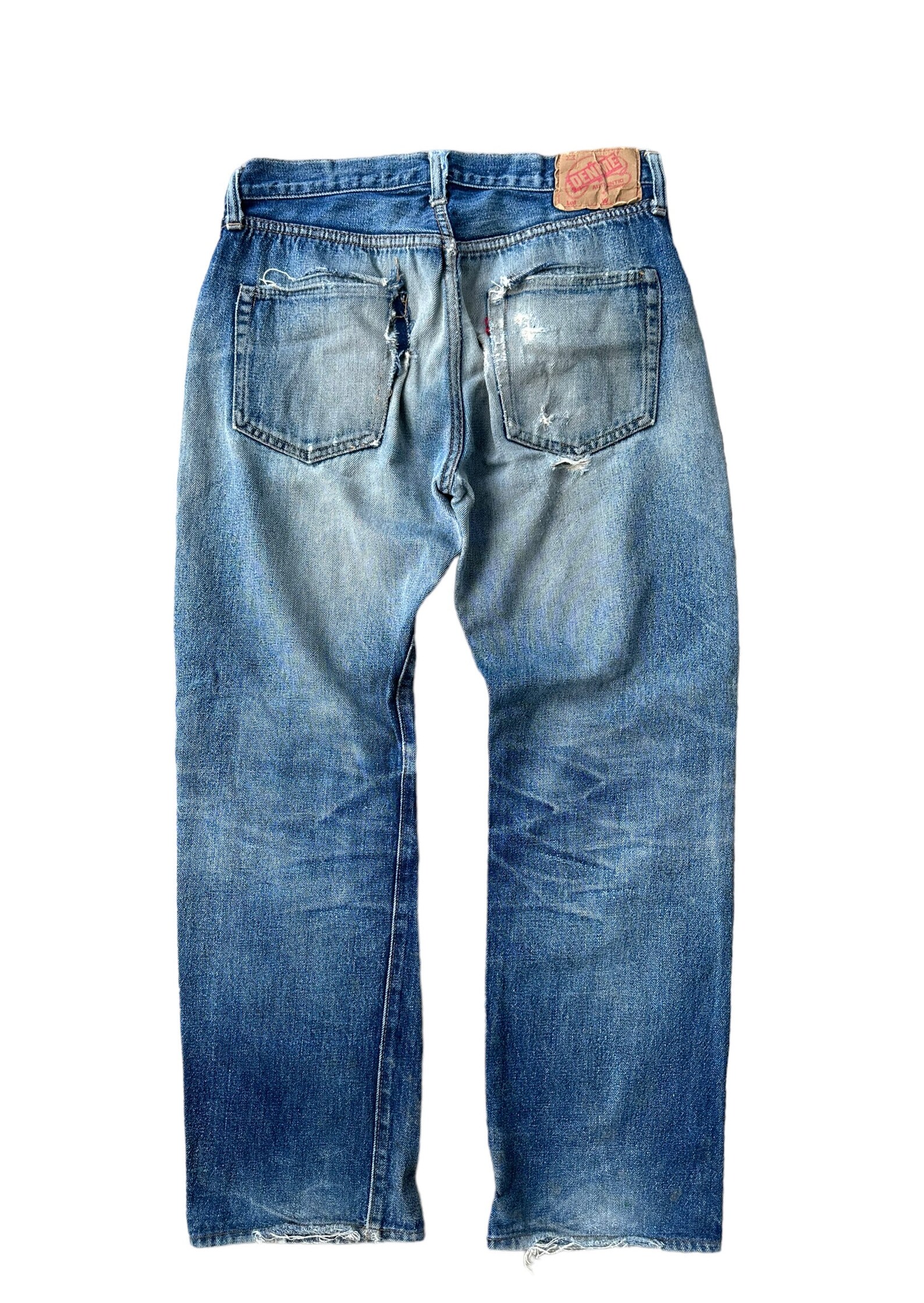 Vintage Denime Rusty Wash Selvedge Denim Jeans - Etsy