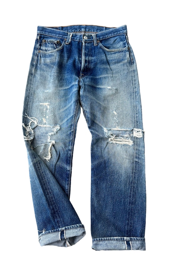 Vintage Denime rusty wash selvedge denim jeans - Gem