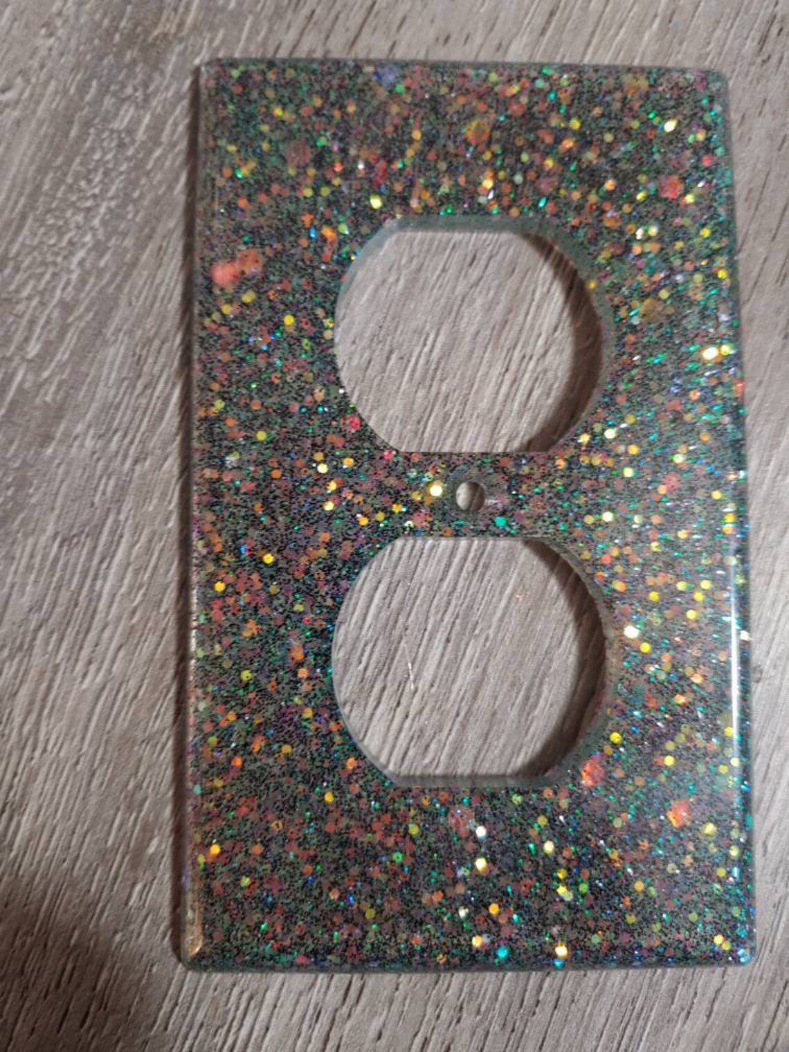 Epoxy Glitter Plate Cover - Etsy