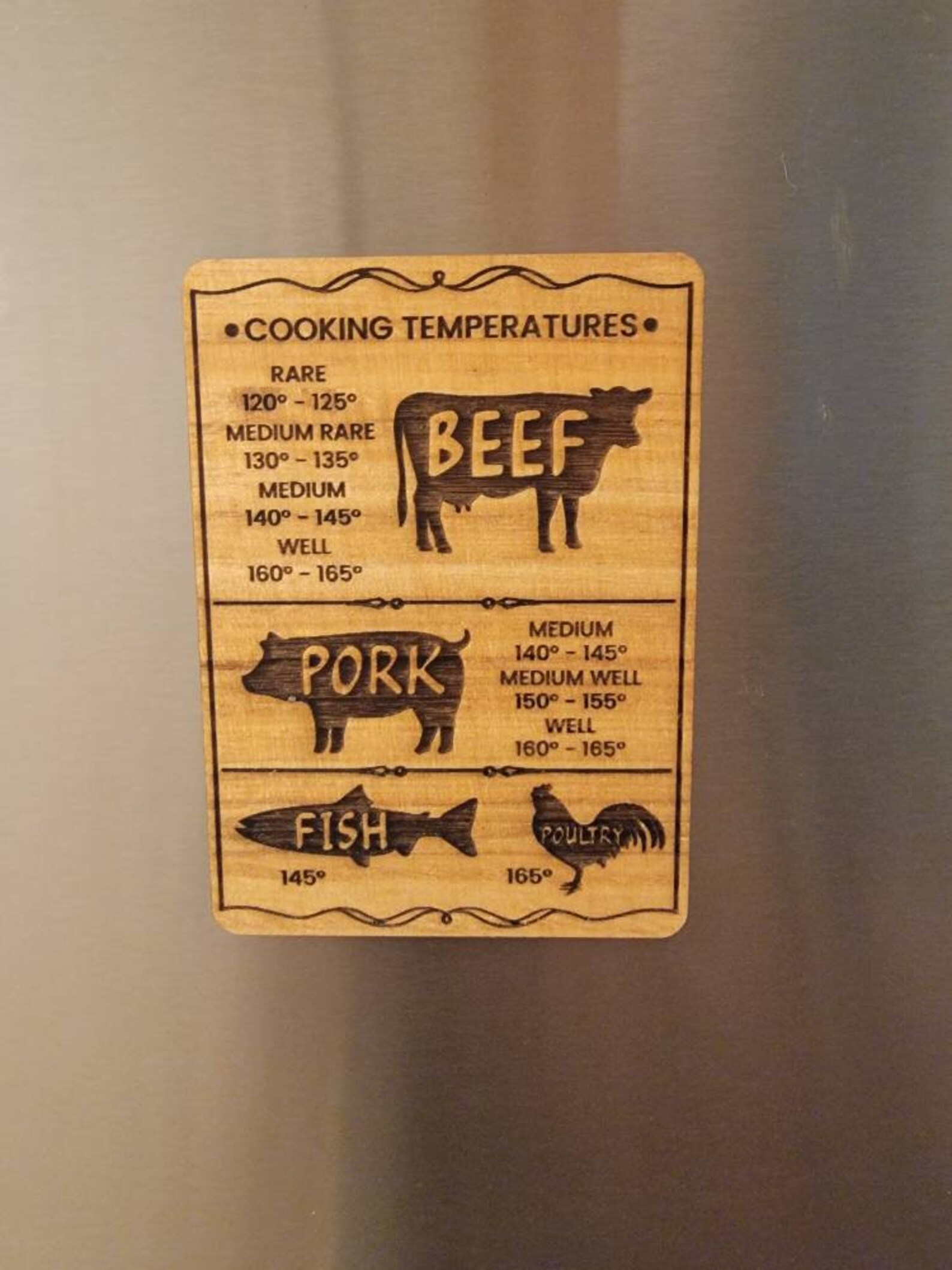 Laser Engraved Kitchen Magnets - Etsy
