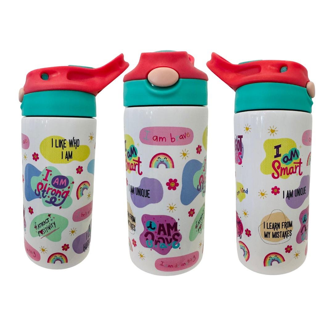 Kids Positive Affirmation Tumbler - Encouraging Mug - Kids Cup ...