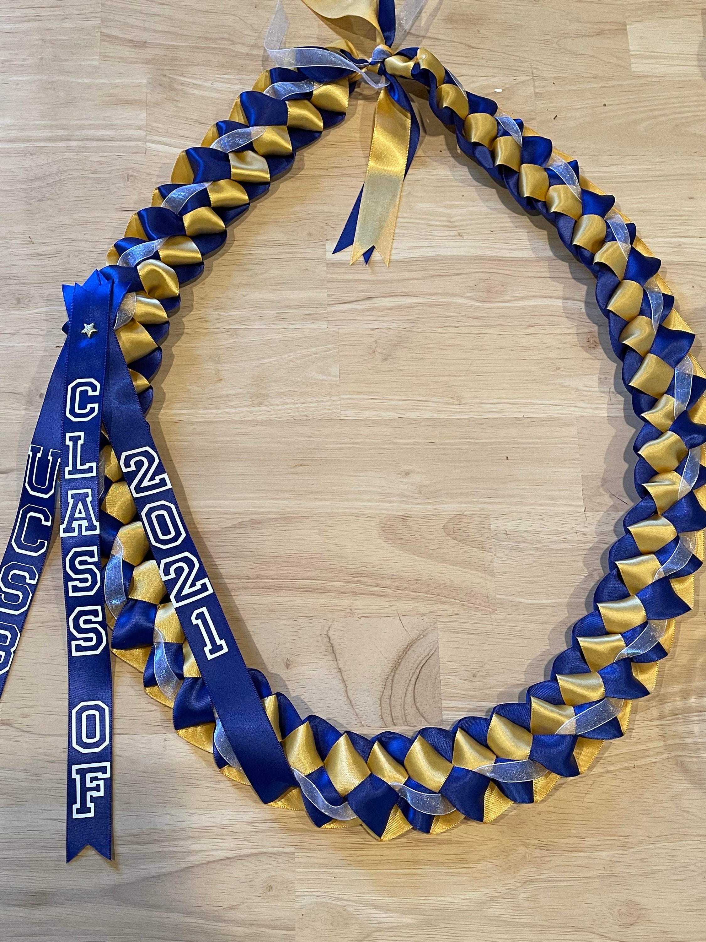 Customized Satin Graduation Lei - Etsy