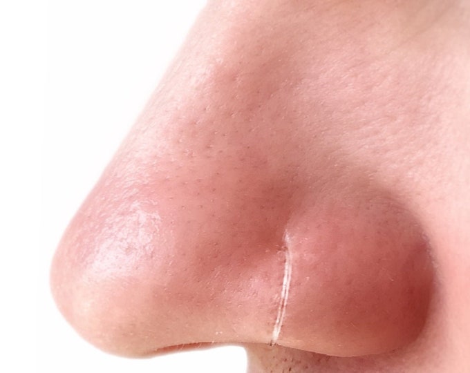 INVISIBLE Nose Rings and Nose Studs Clear Nose Retainer to Hide Your ...