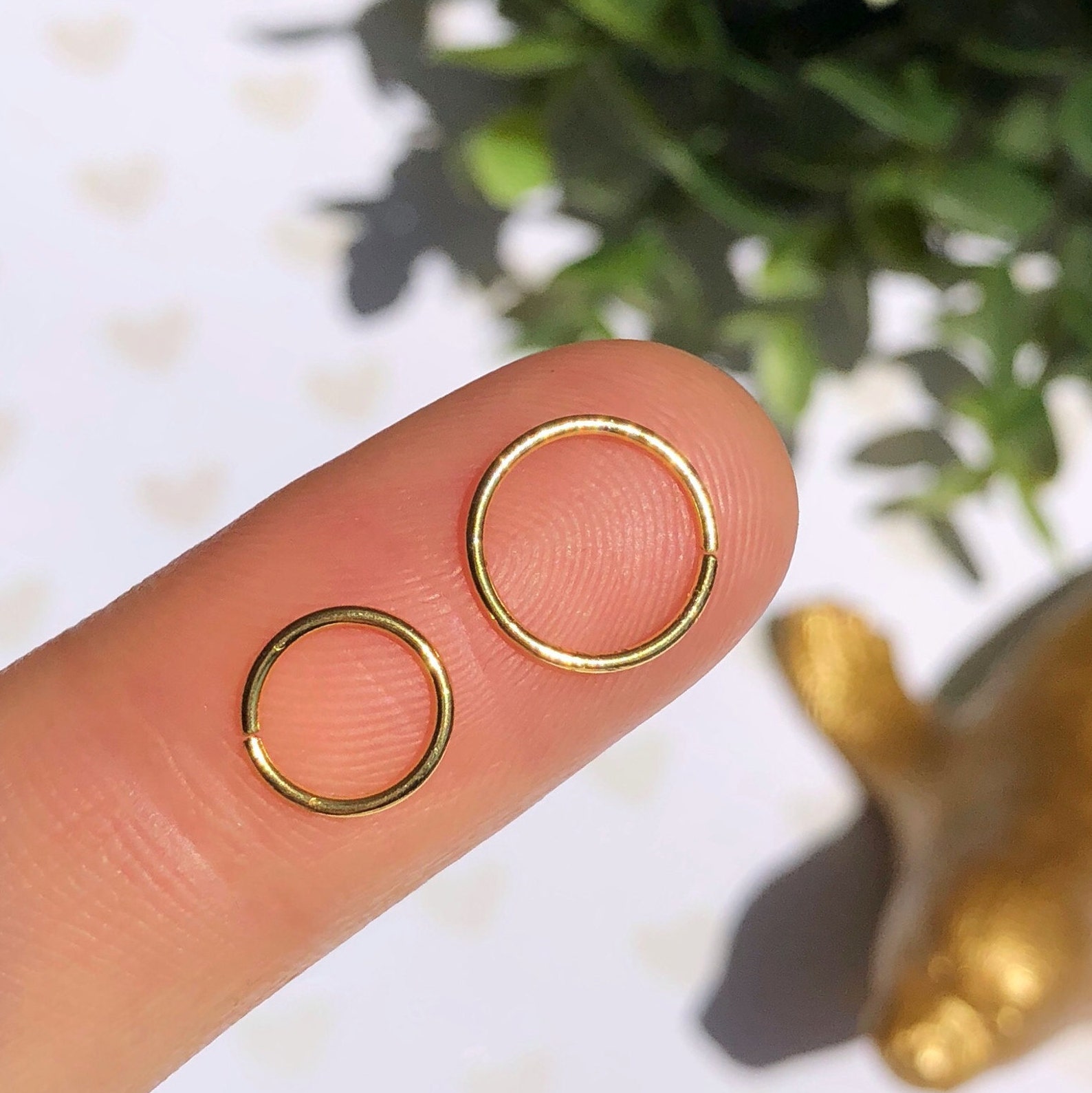 Huggie Hoops 22g Hoops Small Gold Hoops Huggie Earrings Thin | Etsy