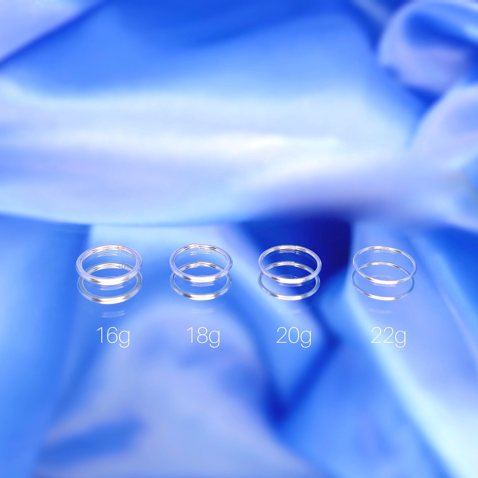 Simple Nose Ring Hoop Earring Helix Septum Tragus Cartilage Jewelry 22g ...