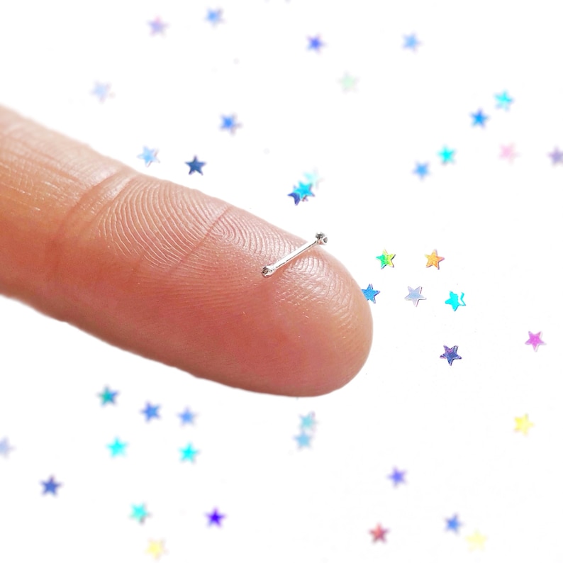 MICRO Nose Stud 1mm Nose Stud Teeny Tiny Nose Stud Diamond Nose Stud ...
