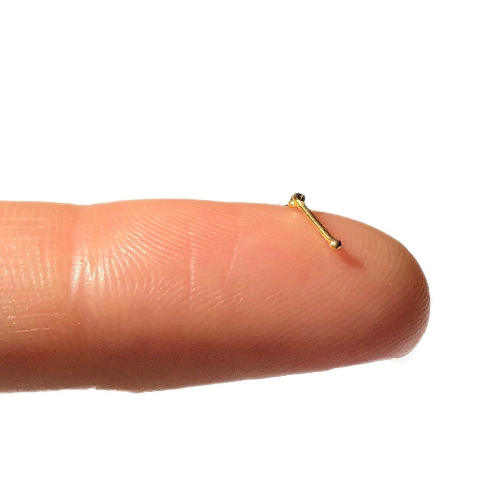TINY Nose Stud Micro Nose Ring Stud Nose Rings Diamond Nose - Etsy