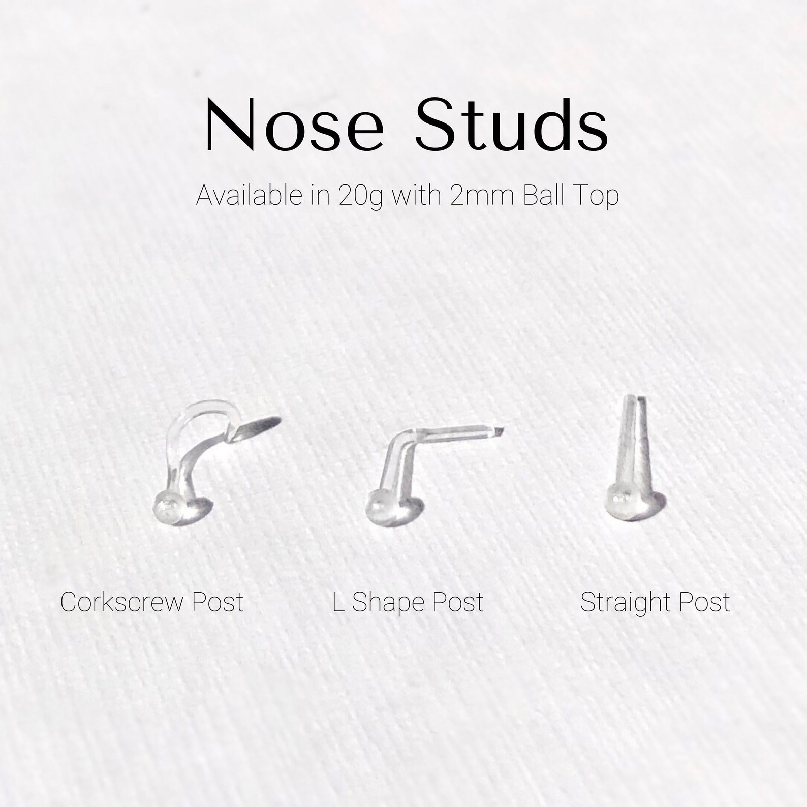 Bioflex Nose Stud Invisible Nose Ring Nose Piercing - Etsy