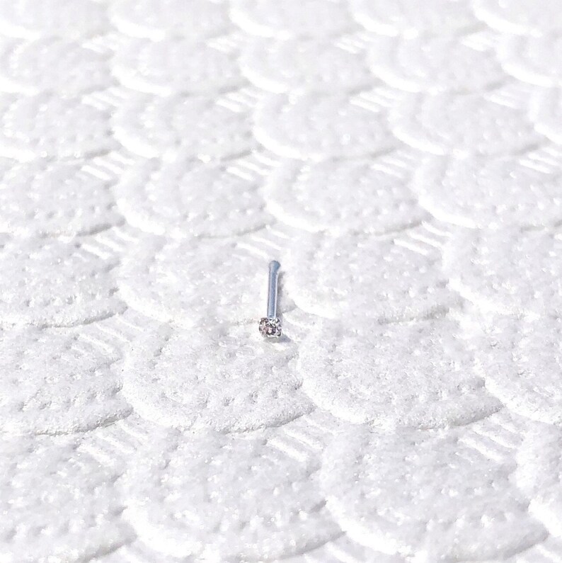 Crystal Nose Stud Blue Nose Stud Crystal Nose Studs Silver 1mm Blue ...