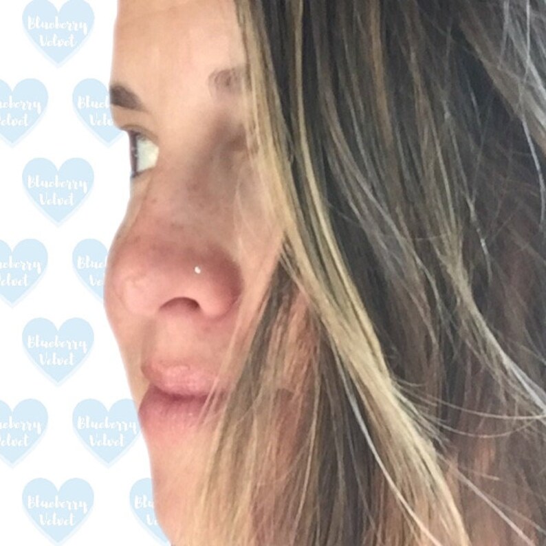 MICRO Nose Stud 1mm Nose Stud Teeny Tiny Nose Stud Diamond - Etsy