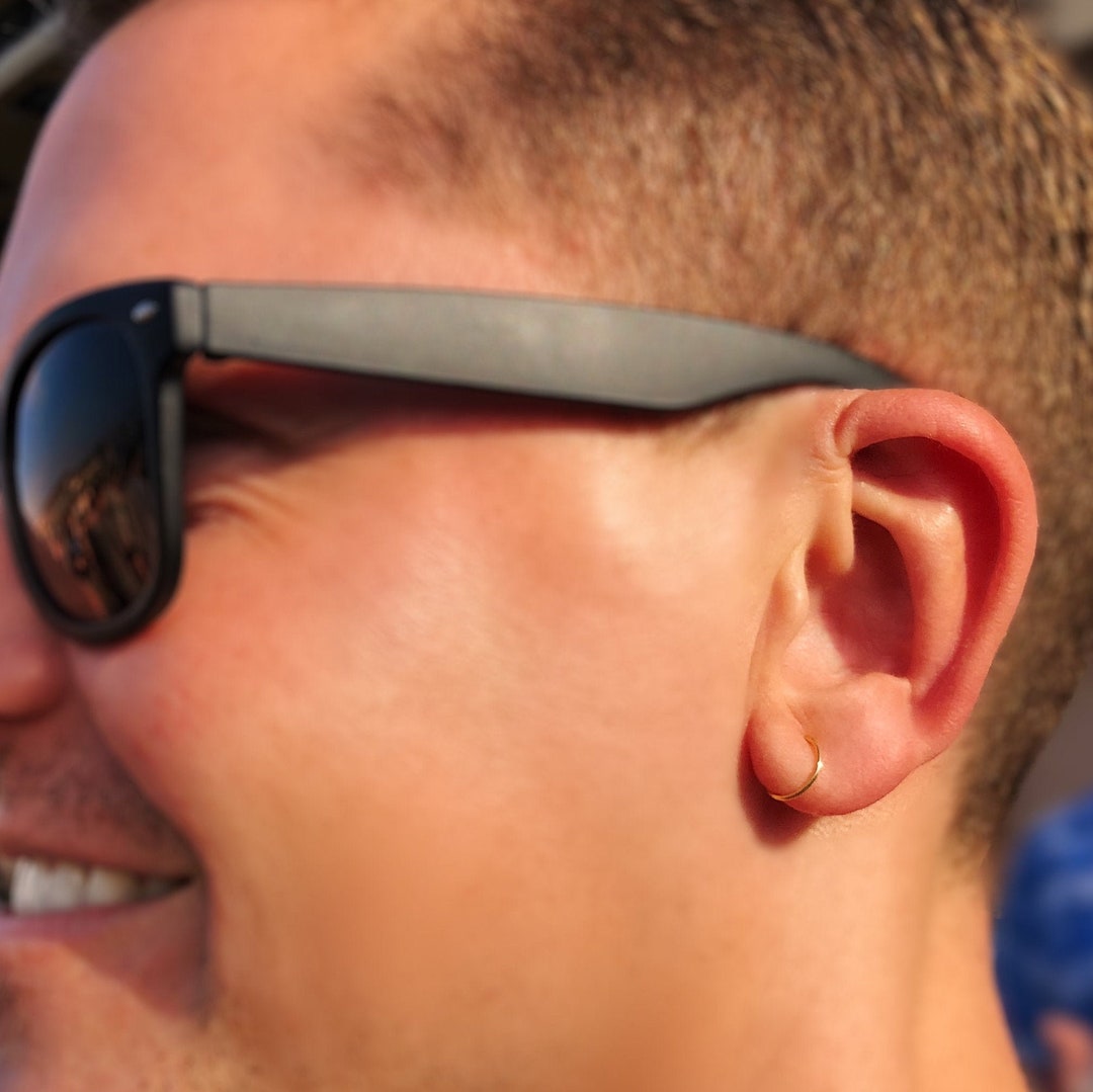 Earrings for Guys Male Earring Mens Hoop Earrings Mens Earrings Earring ...