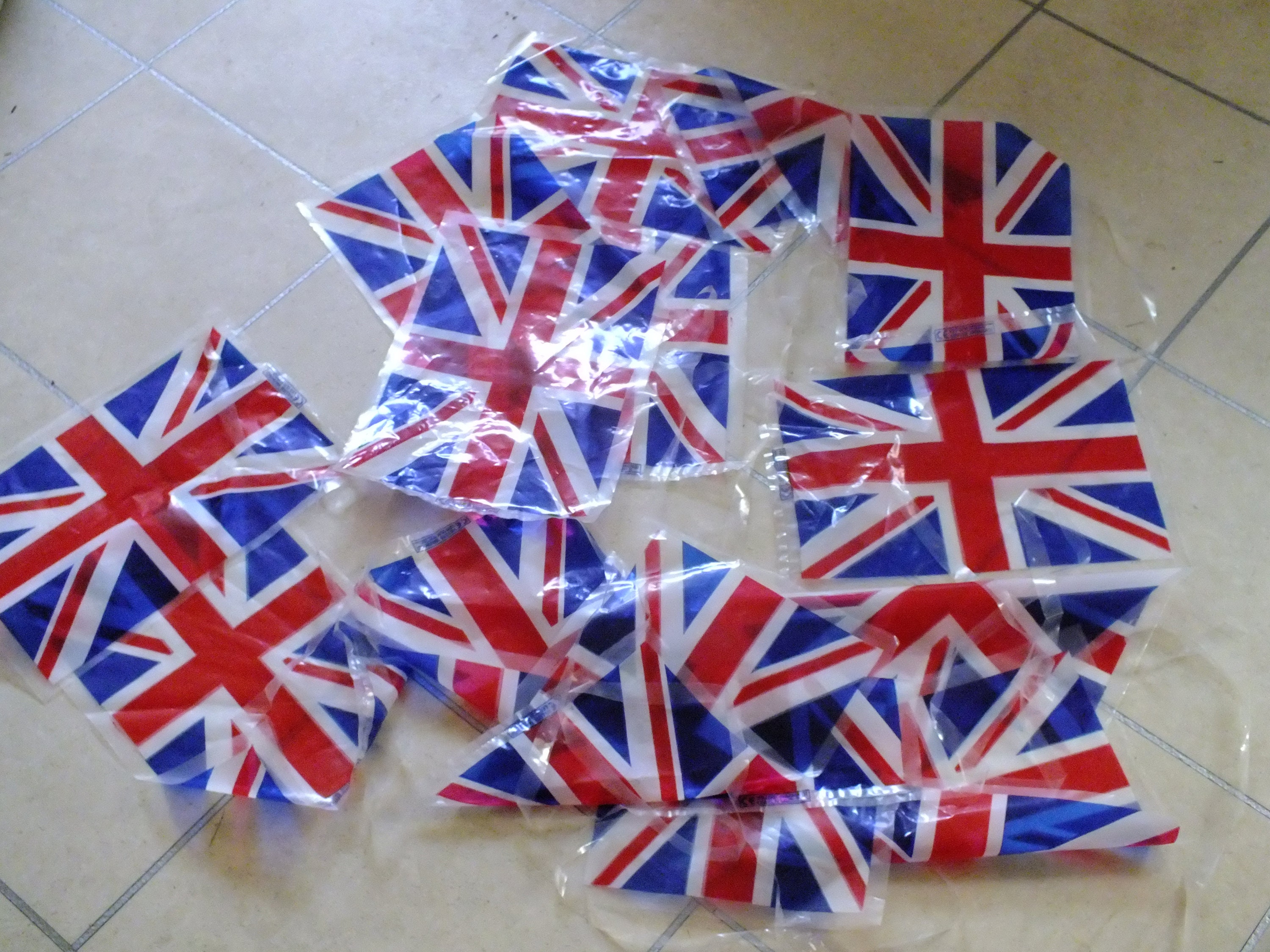 33 Feet ,union Jack Bunting, Garland, Flags 22cm X 33 Cm 11 Meters Long ...