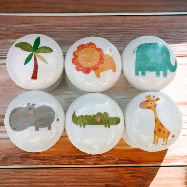 Safari Knobs - Etsy UK