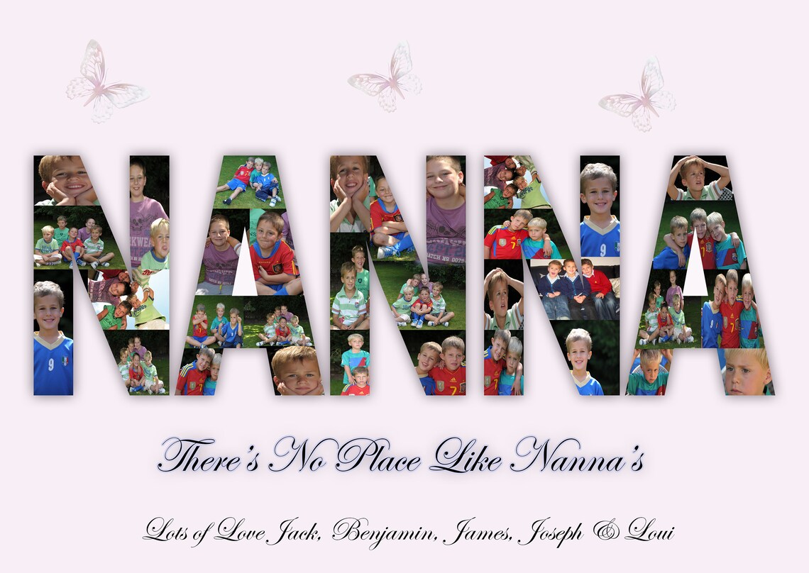 Mam Photo Collage Mammy Mummy Mum Gift Mothers Day Memories Birthday ...