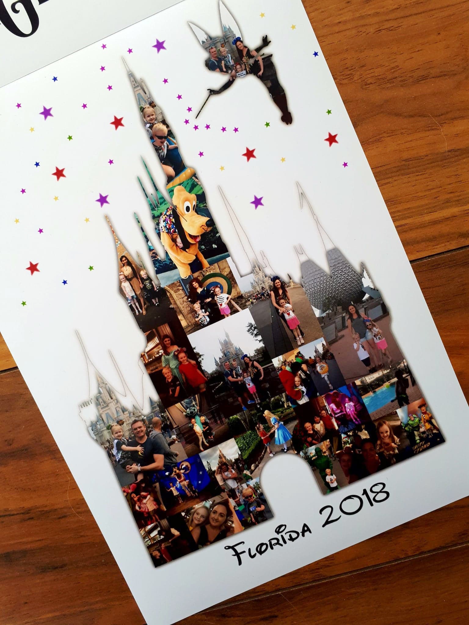 Castillo de collage de fotos de Disney - Etsy México