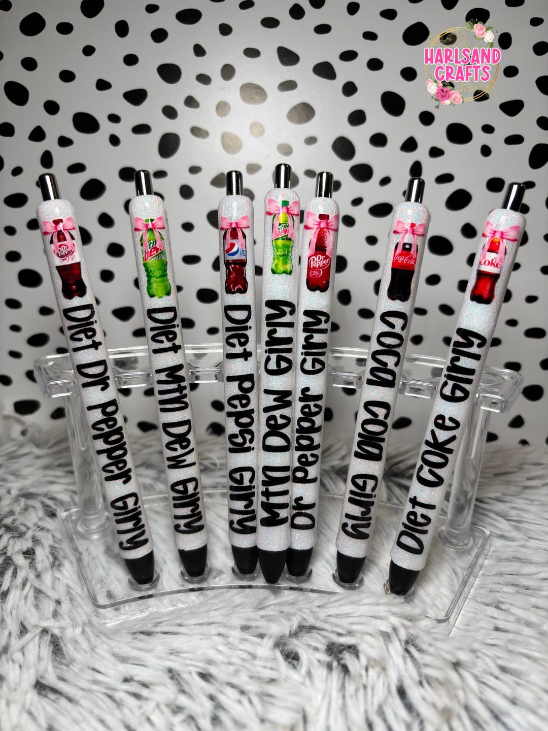 Soda Pop Girly Glitter Epoxy Pens | Glitter Epoxy Pen | Customized Gift ...