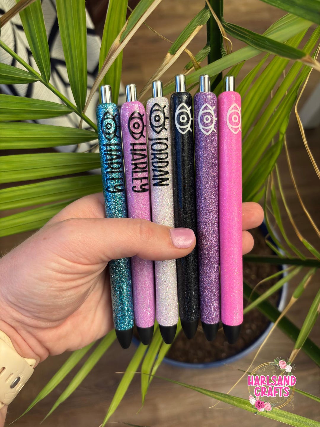 Optometry Glitter Epoxy Pens | Customized Gift | Refillable Pen ...