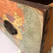 Vintage Desk & Chair With Vintage Map Drawer Fronts - Etsy