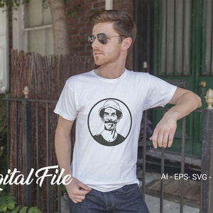 Don Ramon Digital File, in Ai, Jpg Png SVG, EPS, for Silhouette ...