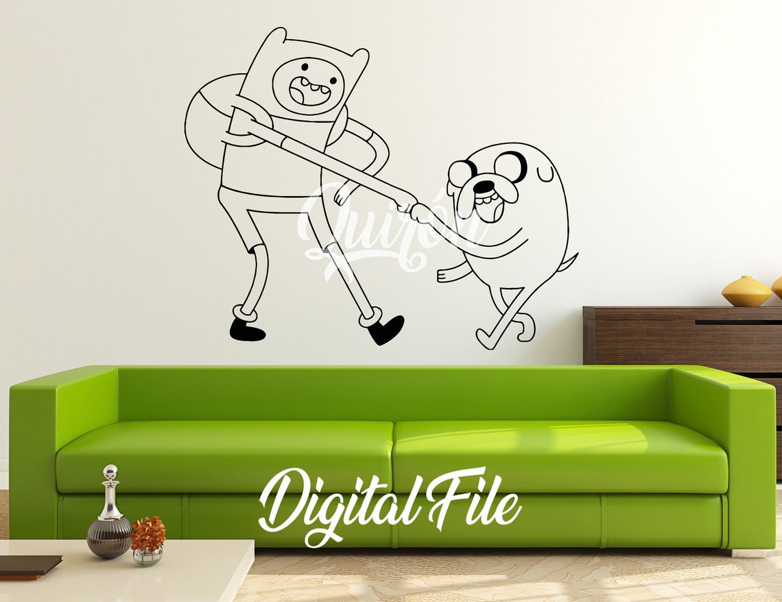 Finn and Jake SVG, Cutting File for Plotter or Cnc Router, Adventure ...