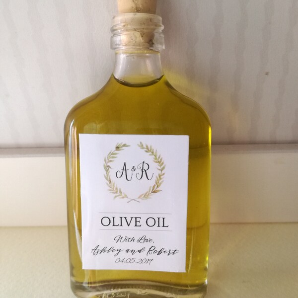 Olive Oil Bottles Wedding Favors - Etsy