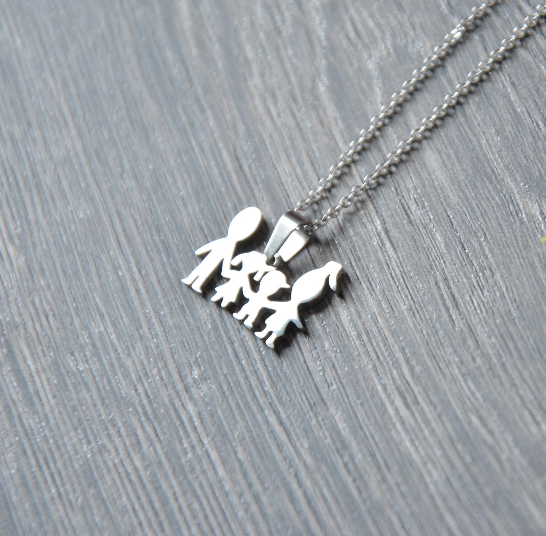 Family Necklace Family Tree Children Keepsake Baby | Etsy