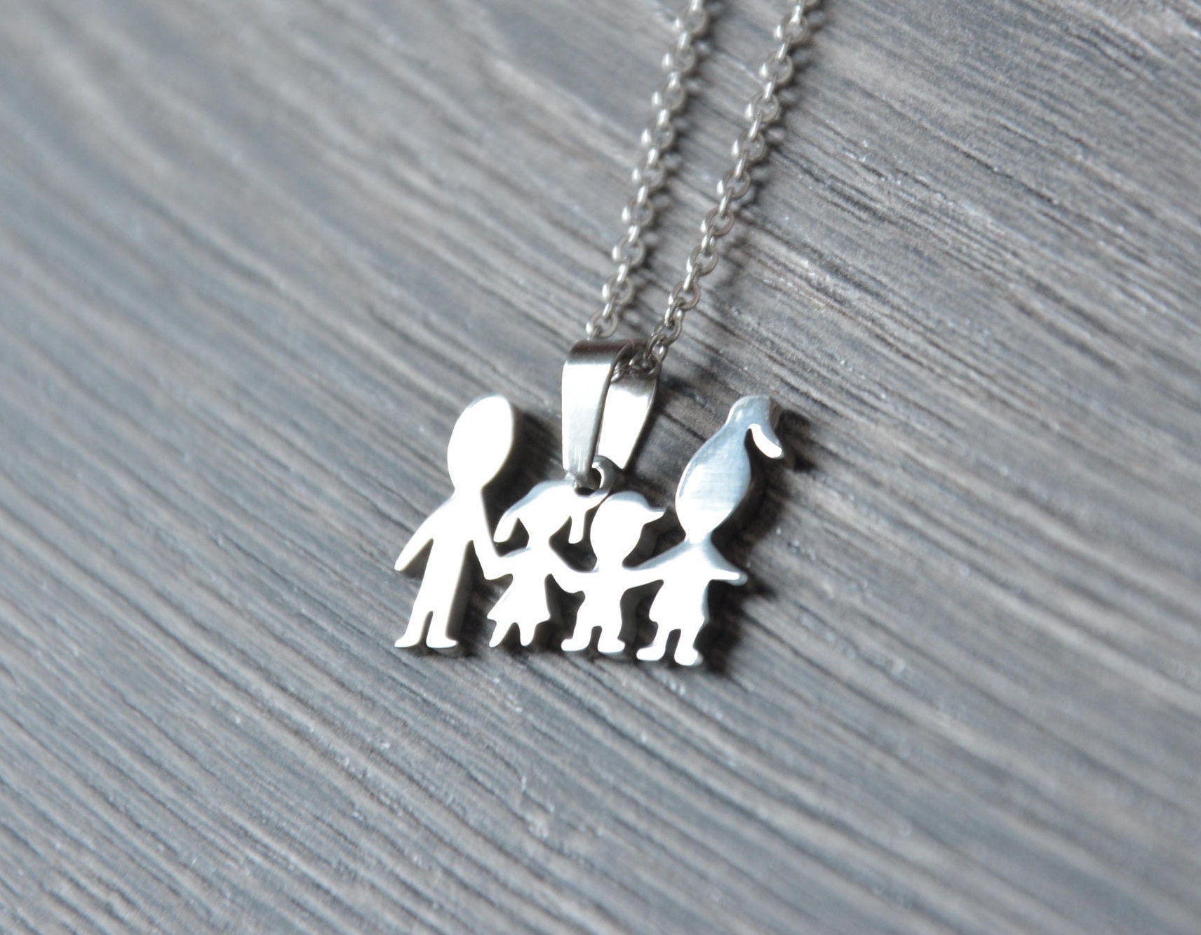 Family Necklace Family Tree Children Keepsake Baby | Etsy