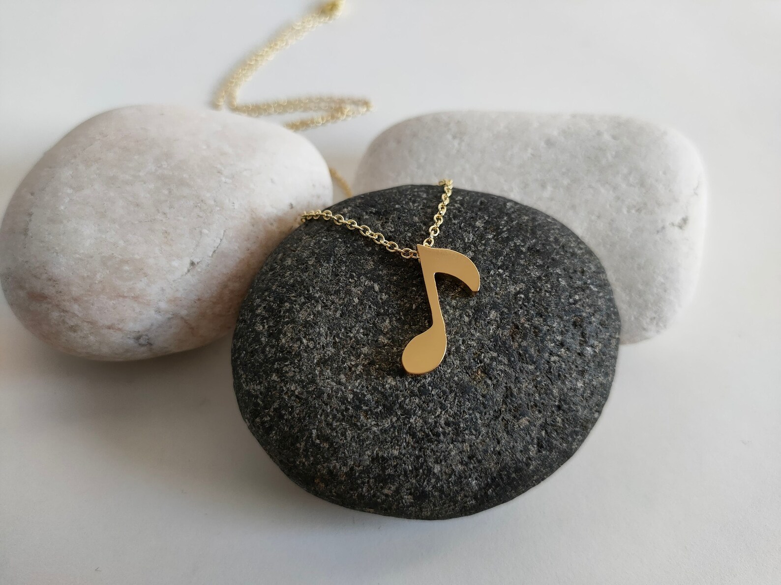 Music Note Necklace Music Jewelry Best Friend Gift - Etsy