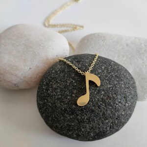 Music Note Necklace | Music Jewelry | Best Friend Gift | Musician Gift ...