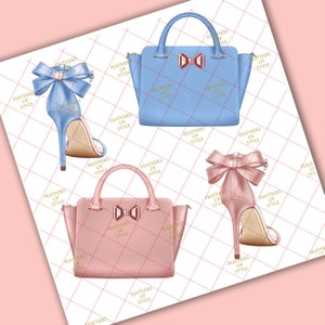 Fashion Set Clipart, Fashion Accessories Clipart, Fashion Clipart ...