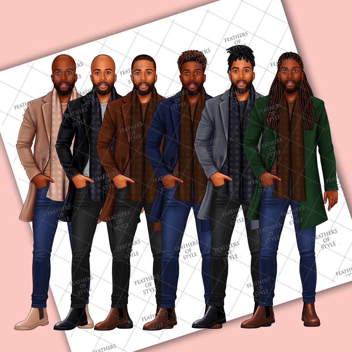 Man Clipart, Boyfriend Clipart, Casual Man Clipart, Boy Clipart, Male ...