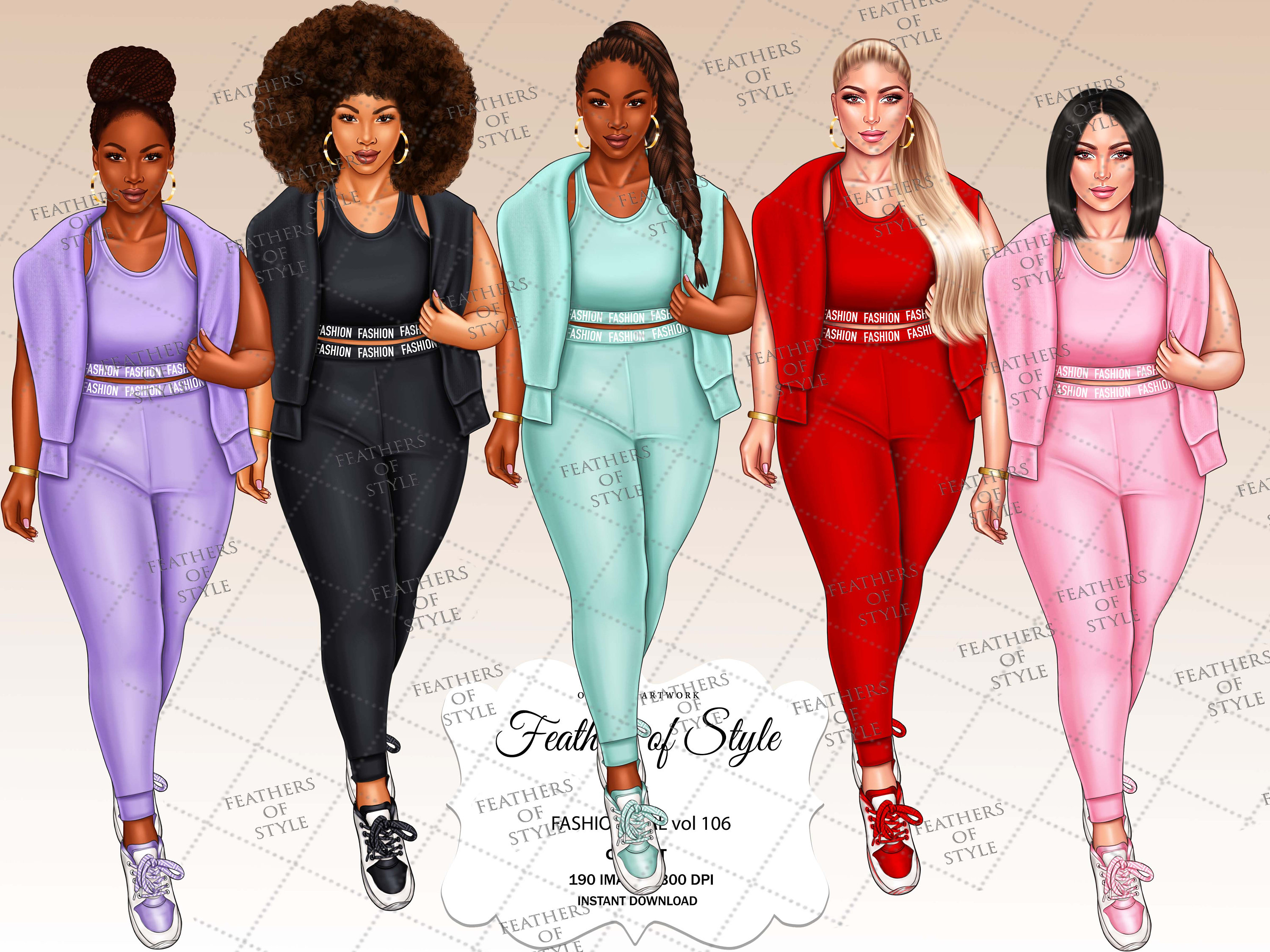 Sport Clipart, Sport Girl Clipart, Gym Girl Clipart, Fitness ...