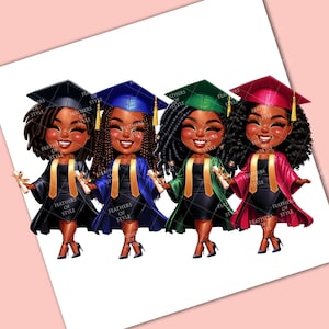 Chibi Graduation Clipart, Graduating Chibi Planner Stickers, School ...