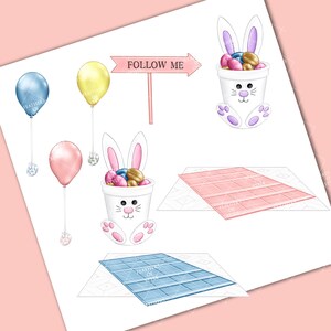 Easter Clipart, Easter Eggs Clipart, Spring Clipart, Watercolor Easter ...