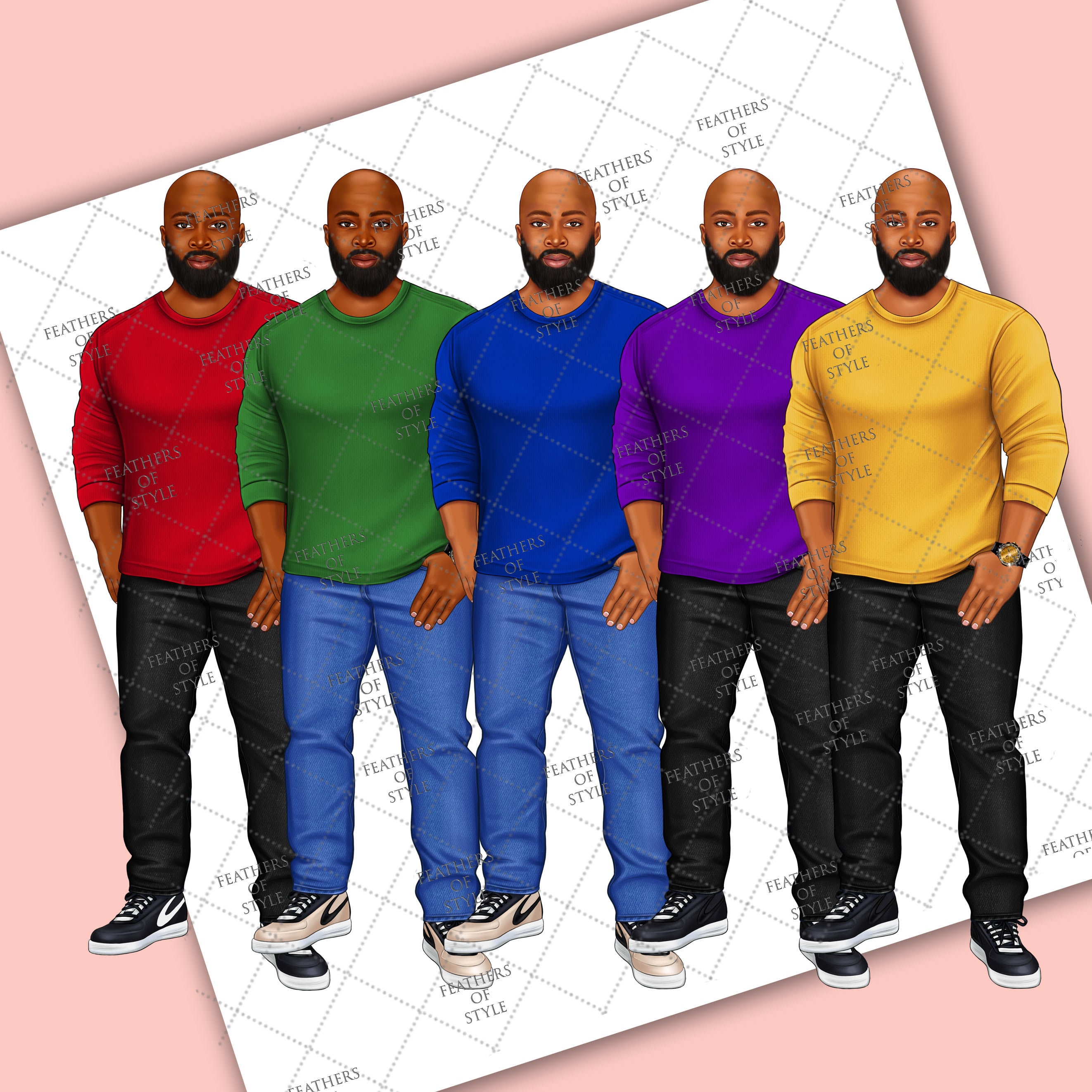 Man Clipart, Boyfriend Clipart, Casual Man Clipart, Boy Clipart, Male ...