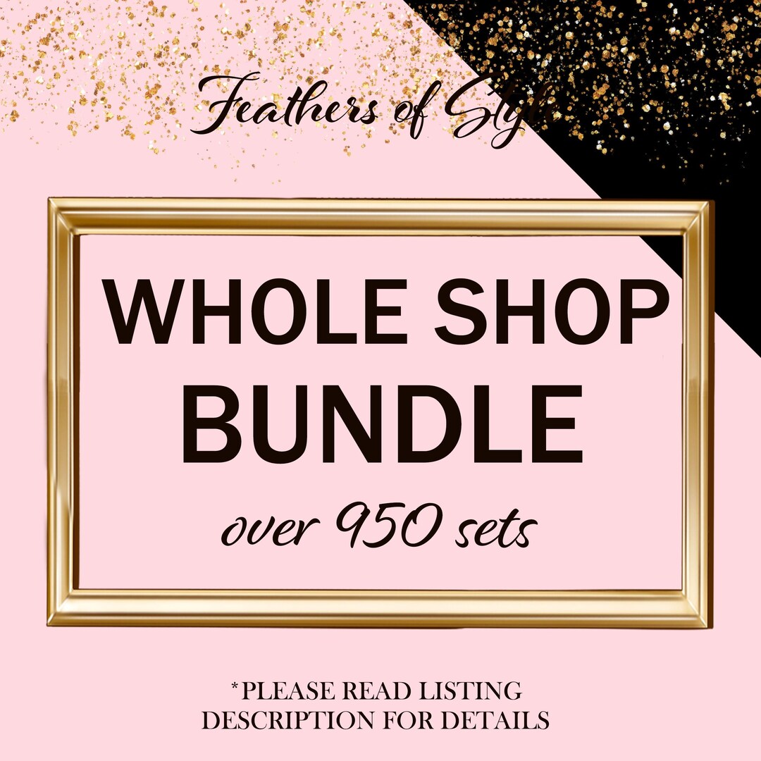 Whole Shop Bundle, Entire Store Bundle, Ultimate PNG Bundle, Entire ...