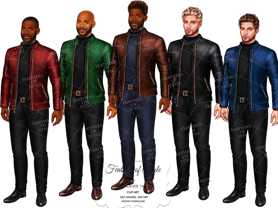 Man Clipart, Boyfriend Clipart, Casual Man Clipart, Boy Clipart, Male ...