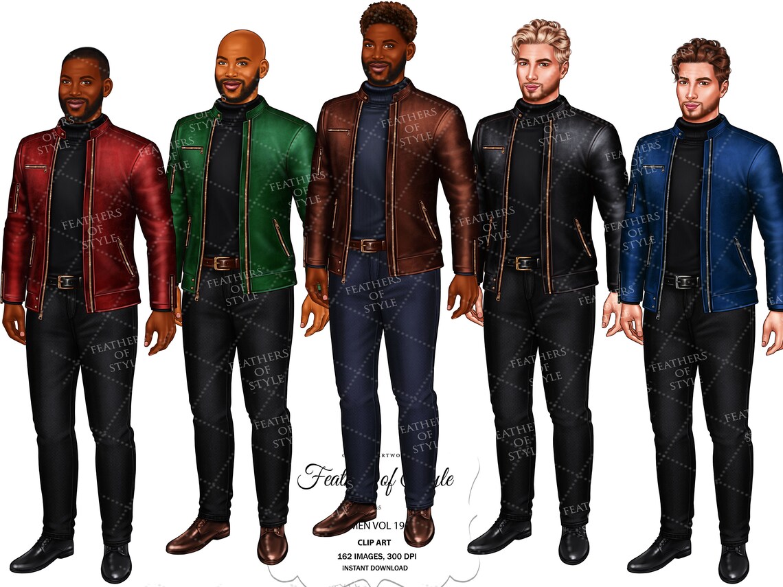 Man Clipart, Boyfriend Clipart, Casual Man Clipart, Boy Clipart, Male ...