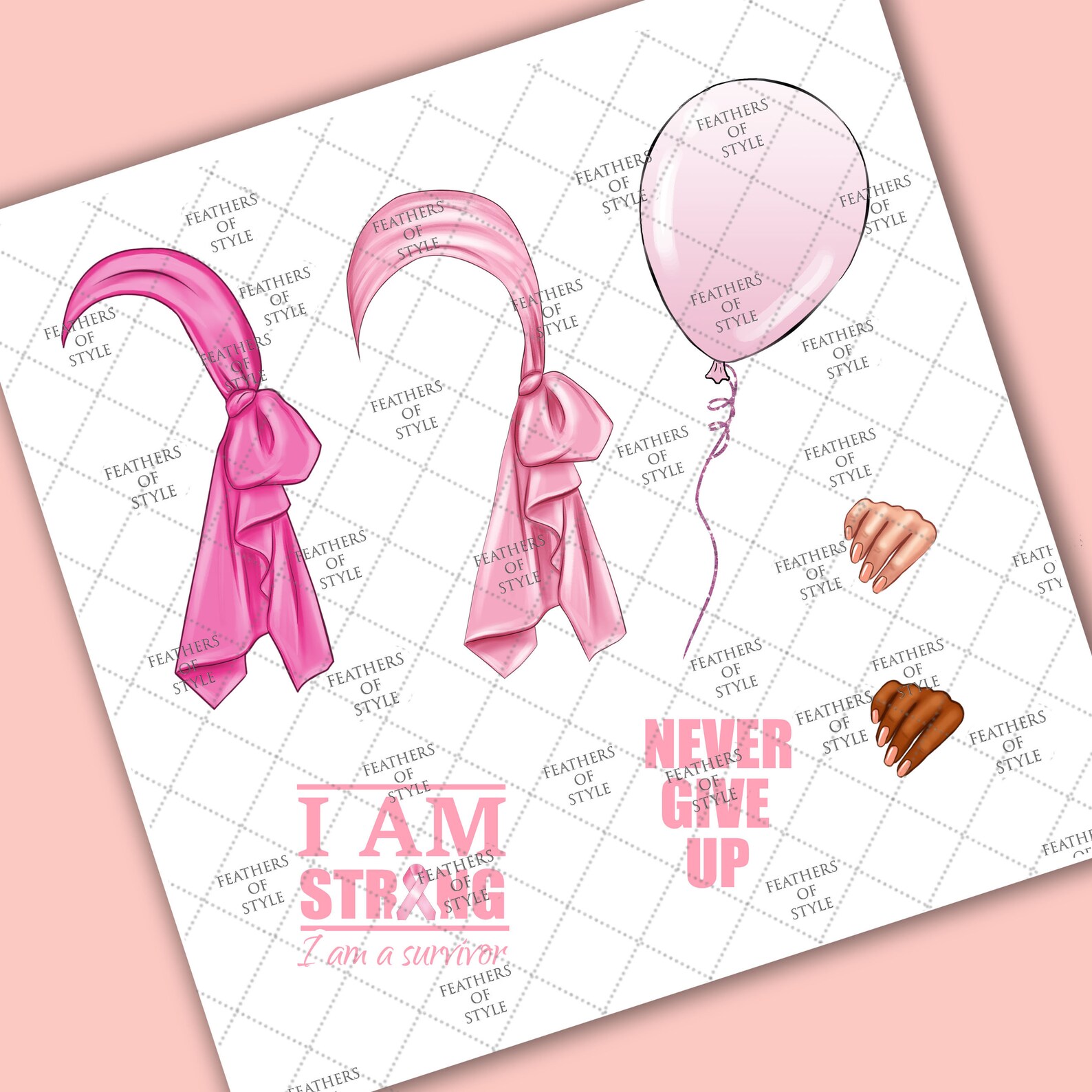 Breast Cancer Clipart Awareness Clipart Cancer Clipart Best - Etsy