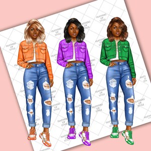 Teenager Girl Clipart, Student Girl Clipart, Fashion Girl Clipart ...