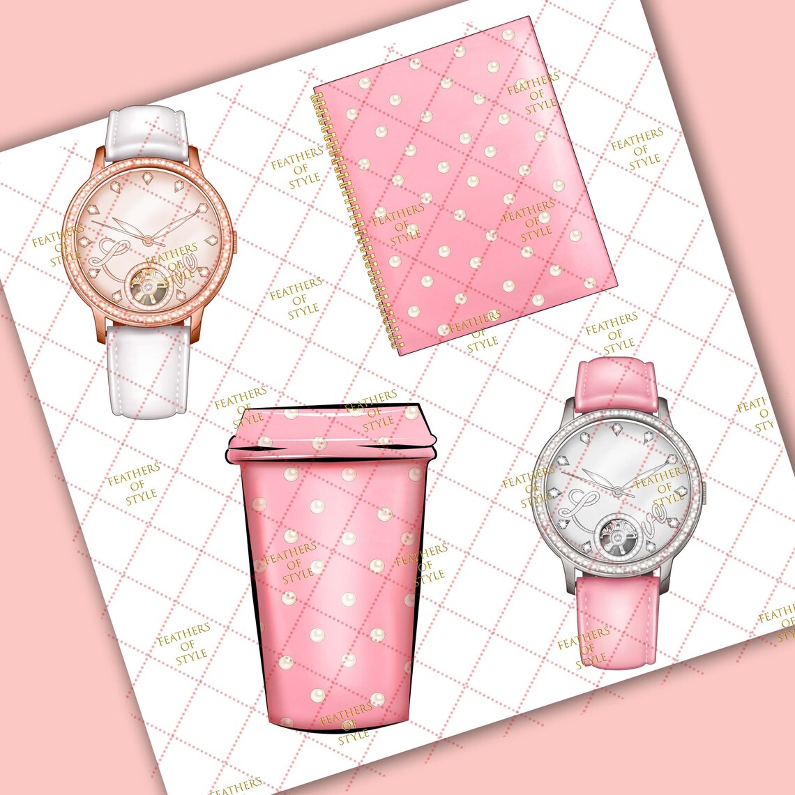 Fashion Accessories Clipart, Fashion Clipart, Fashion Illustration ...