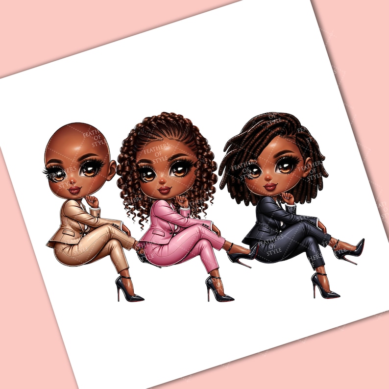 Business Chibi Doll Clipart, Office Chibi Doll Png, Chibi Girl Clipart ...