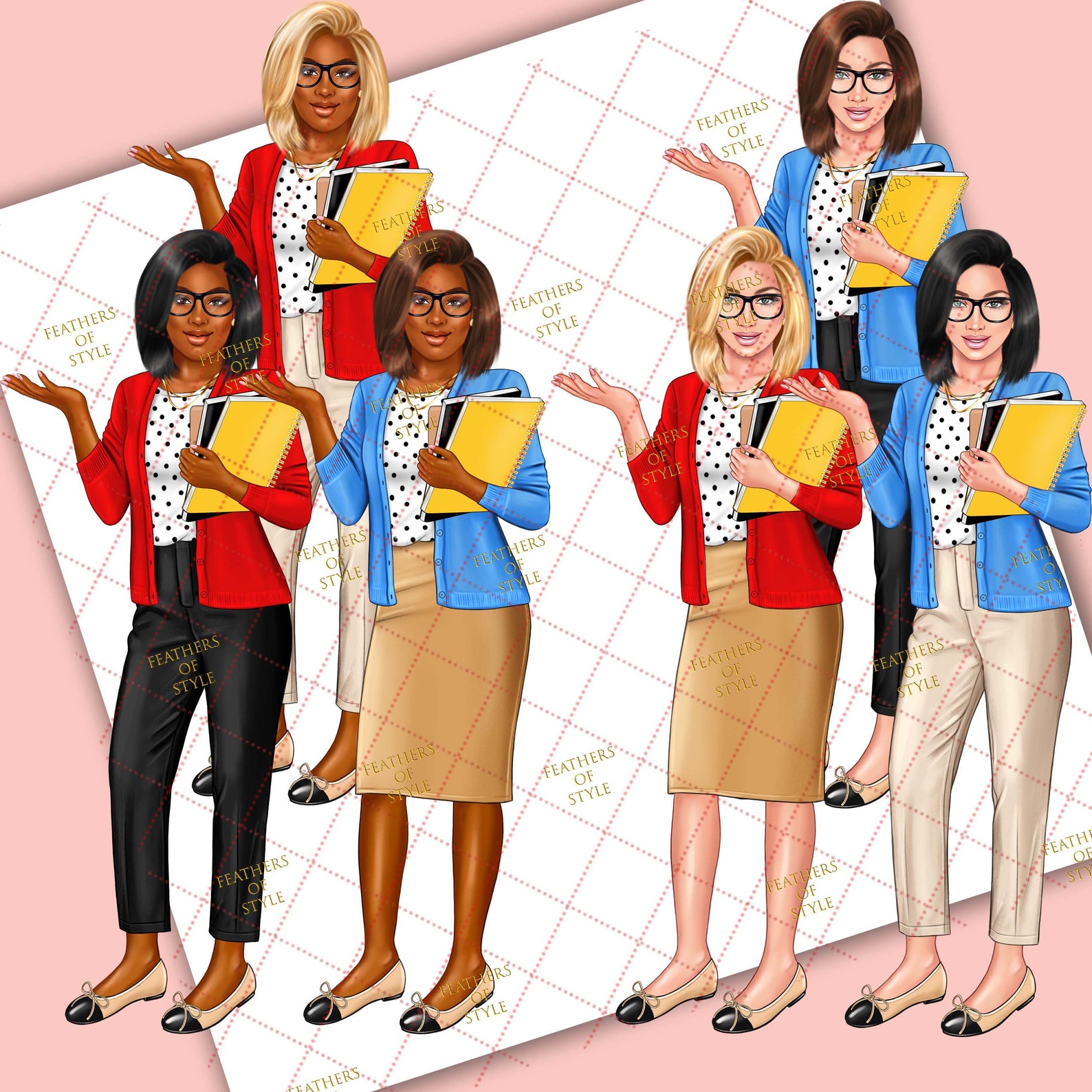 Teacher Clipart, School Clipart, School Time Clipart, School Stickers ...