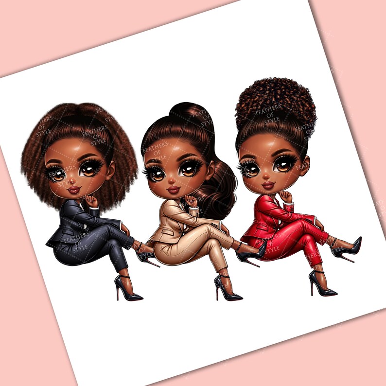 Business Chibi Doll Clipart, Office Chibi Doll Png, Chibi Girl Clipart ...