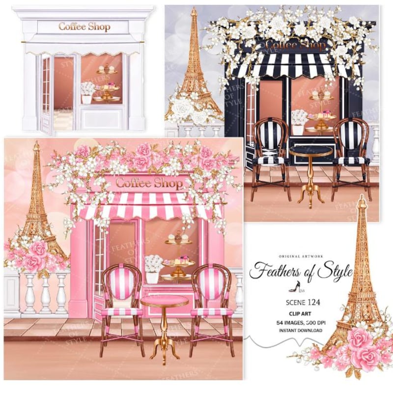 French Store Clipart - Etsy Canada