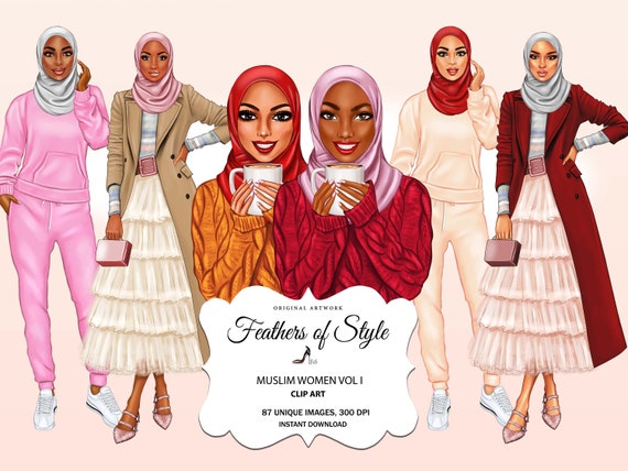 Muslim Hijab Girl Art